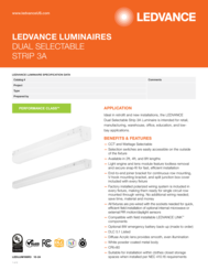 STRIP DUAL SELECT 3A 8 ft S100W 120-347V 3CCT EMBB | STRIP DUAL ...