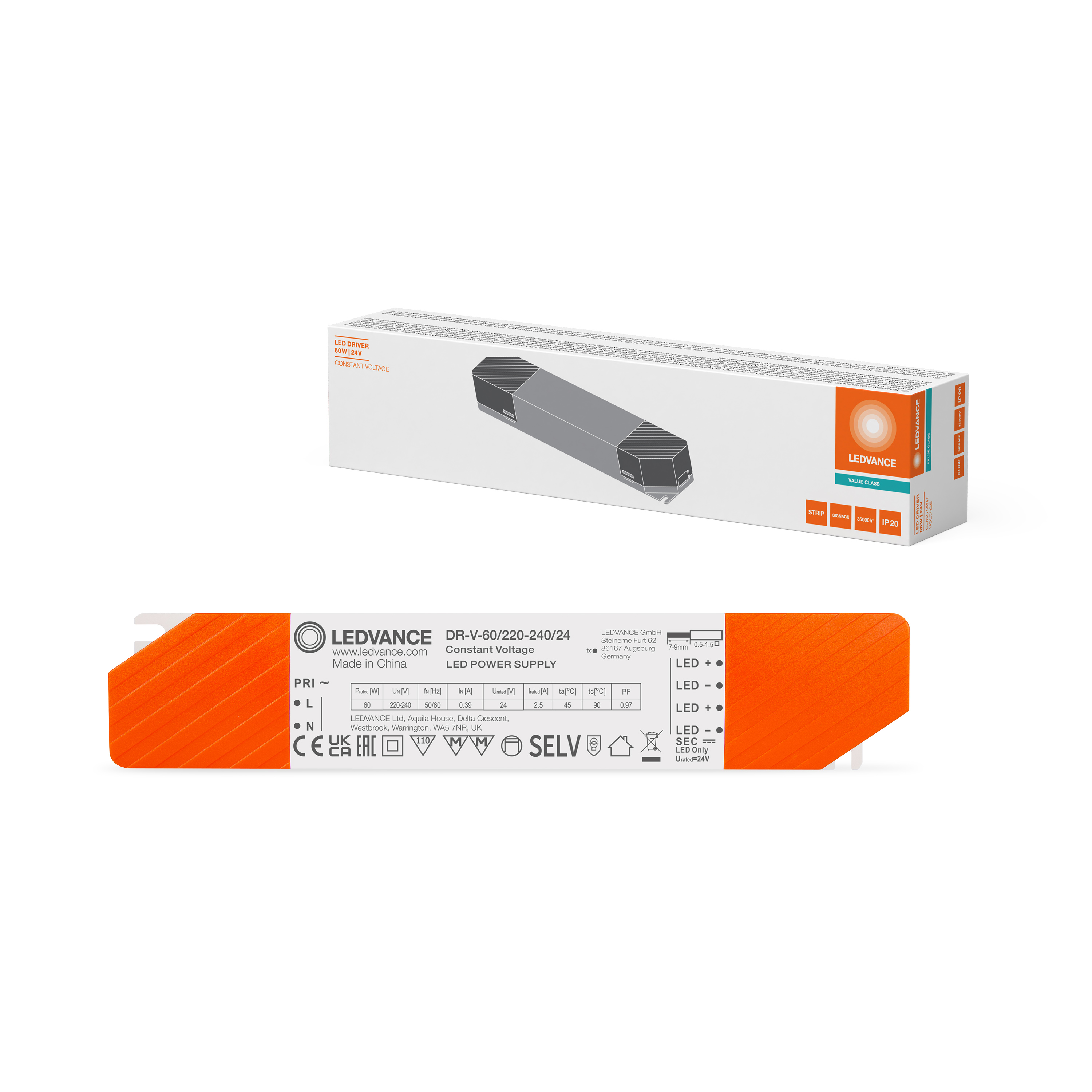 DR-V -60/220-240/24 | LED DRIVER VALUE | LEDVANCE